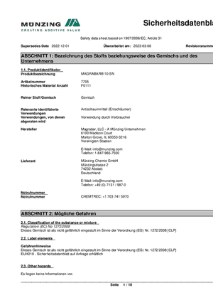 MAGRABAR® 10-SN | Münzing Chemie