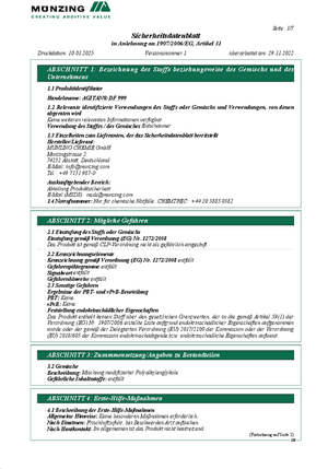 AGITAN® DF 999 | Münzing Chemie