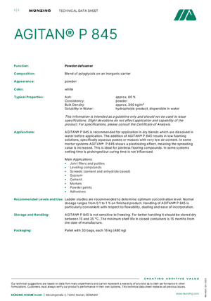 AGITAN® P 845 | Münzing Chemie
