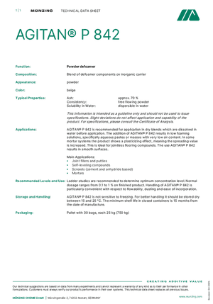 AGITAN® P 842 | Münzing Chemie