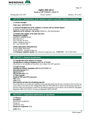 AGITAN® 762 | Münzing Chemie