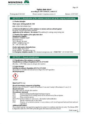 LUBA-print® SC 5700 | Münzing Chemie