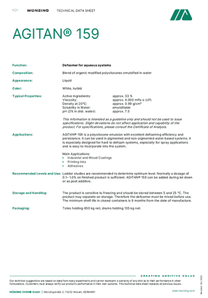 AGITAN® 159 | Münzing Chemie
