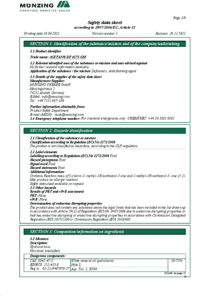 AGITAN® DF 6575 GM | Münzing Chemie