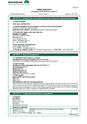 AGITAN® 230 | Münzing Chemie